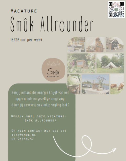 Vacature Smûk Allrounder - Smuk Recreatie